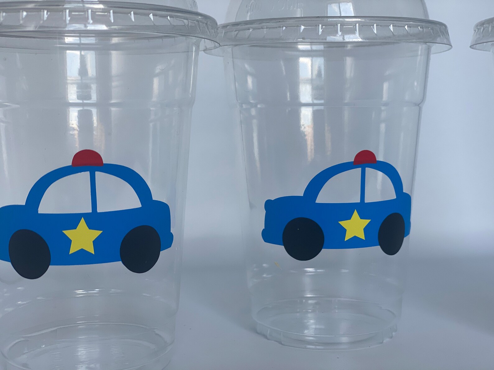 Cop Party Popcorn Cups, Police Party Popcorn Cups, Police Party Cups ...