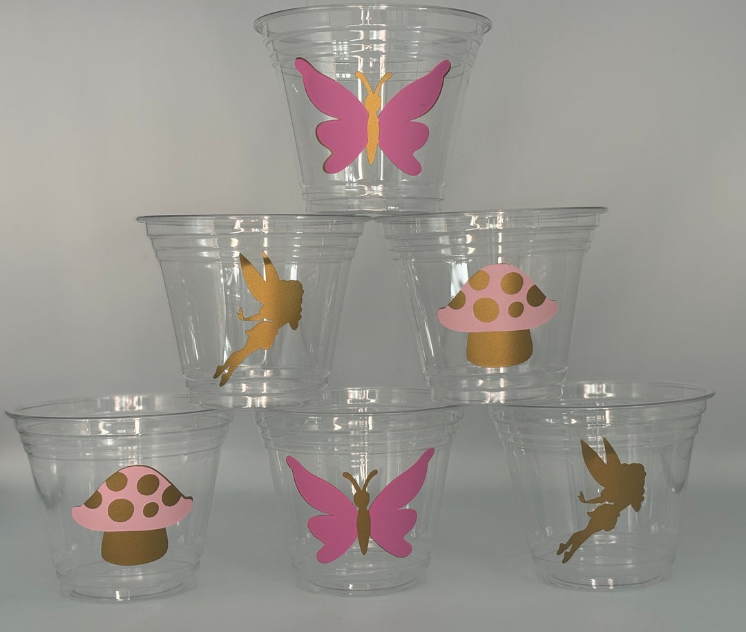 Fairy Party Snack Cups, Fairy Birthday Party Snack Cups, Butterfly ...