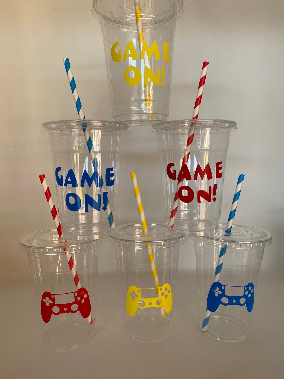 Video Game Party Cups Gaming Party Gamer Party Cups Video - Etsy