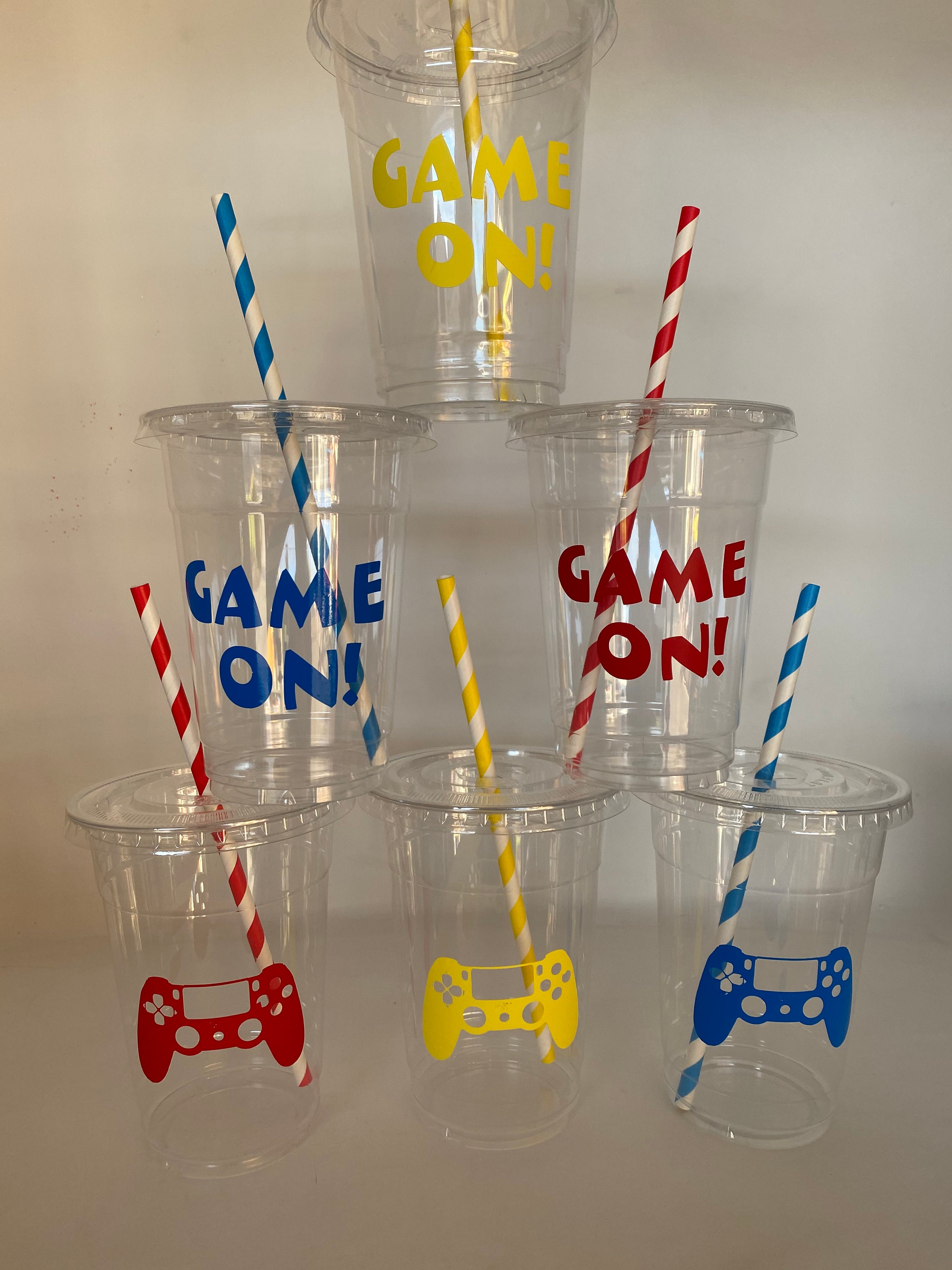 Video Game Party Cups Gaming Party Gamer Party Cups Video | Etsy
