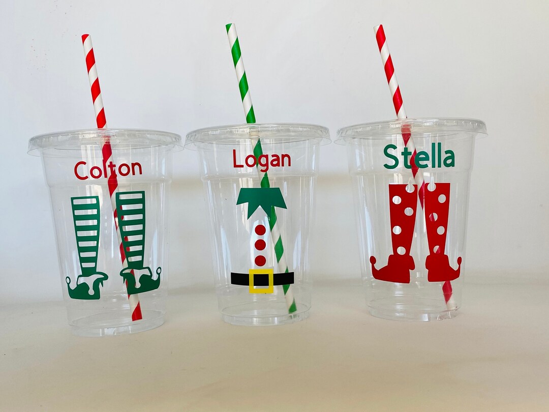 Elf Party Cups, Elf Birthday Party Cups, Christmas Party Cups, Elf ...