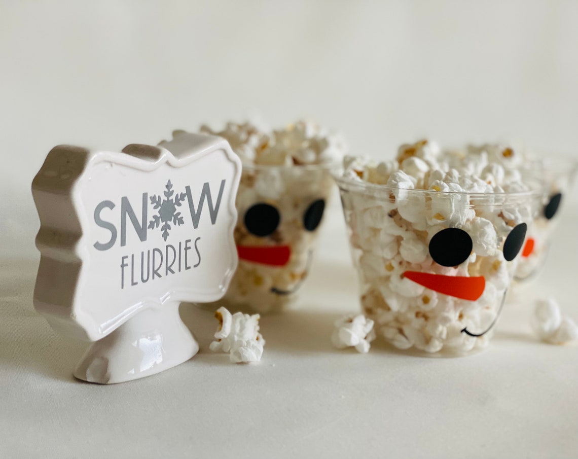 Snowman Party Cups Snowman Birthday Party Cups Winter Party - Etsy