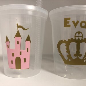 Princess Party Cups Princess Party Favors Princess Birthday - Etsy