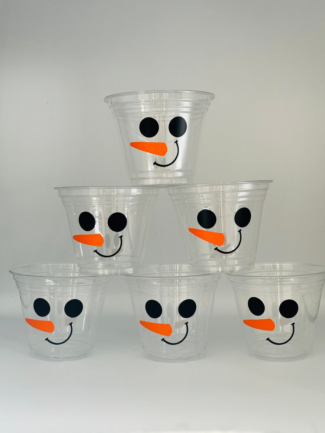 Snowman Party Cups, Snowman Birthday Party Cups, Winter Party Cups ...