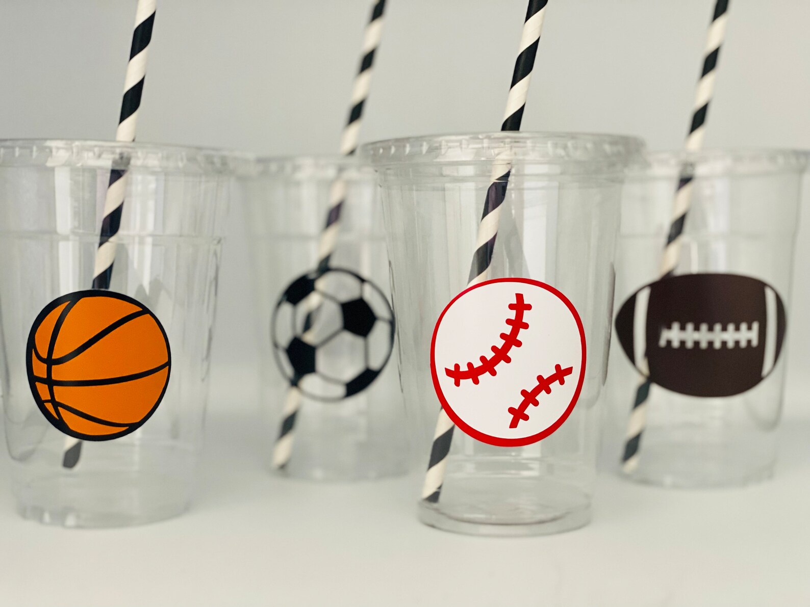 Sport Party Cups Basketball Party Sports Baby Shower Cups - Etsy