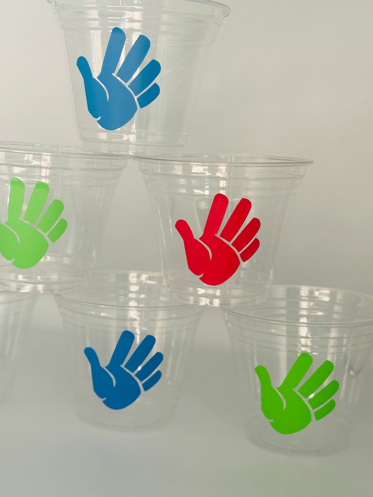 High Five Party Cups, 5th Birthday Party, High Five Birthday Party ...
