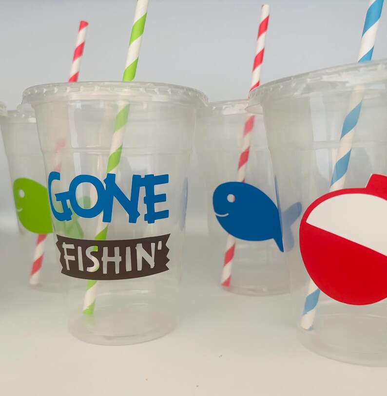 Fishing Party Cups, Fish Party, Outdoor Party Cups, Fishing Baby Shower ...
