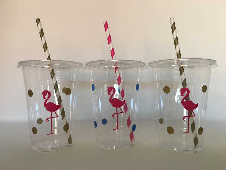 Flamingo Party Cups Flamingo Birthday Party Cups Flamingo - Etsy