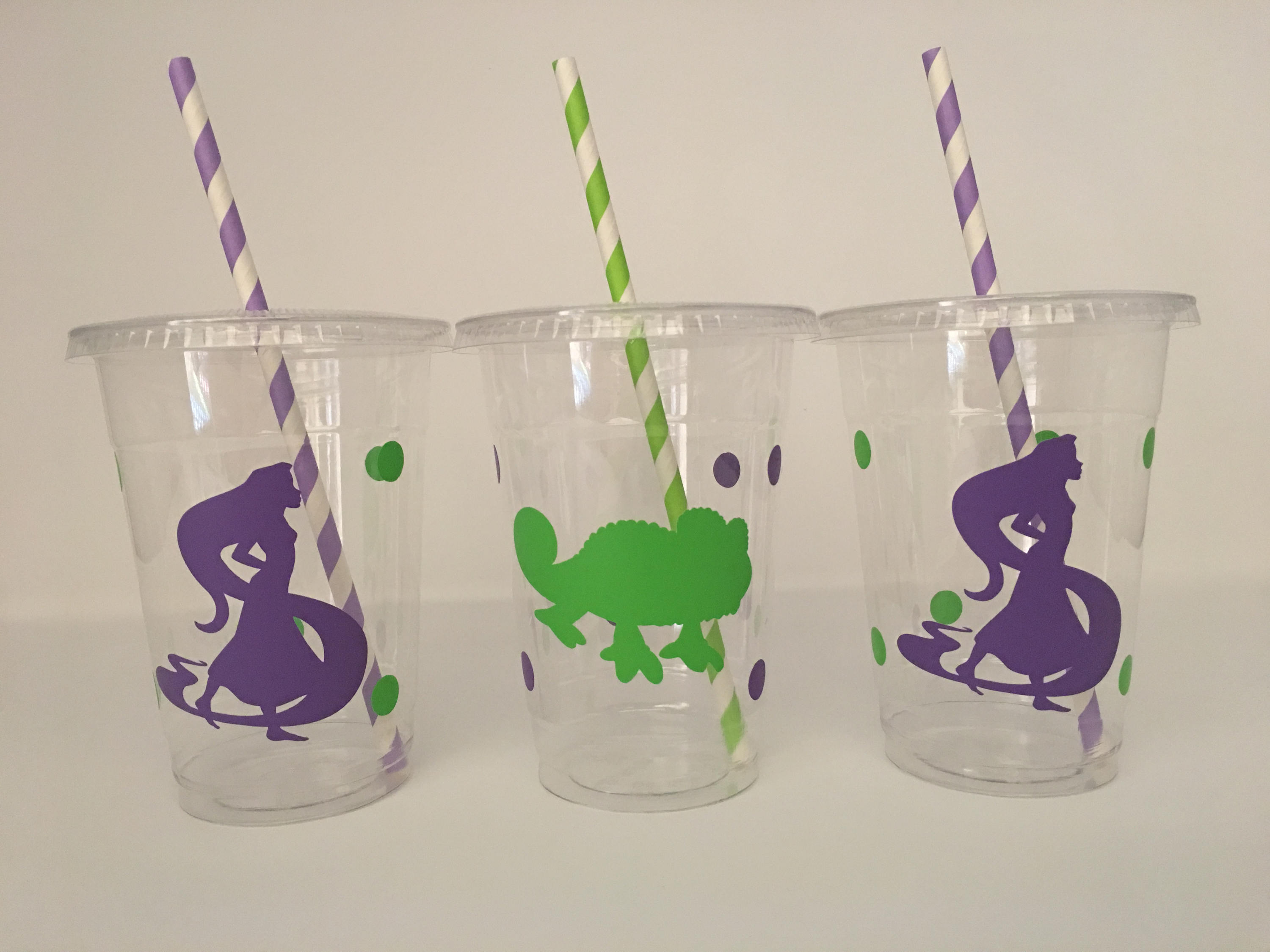 Tangled Party Cups Rapunzel Party Cups Tangled Birthday - Etsy
