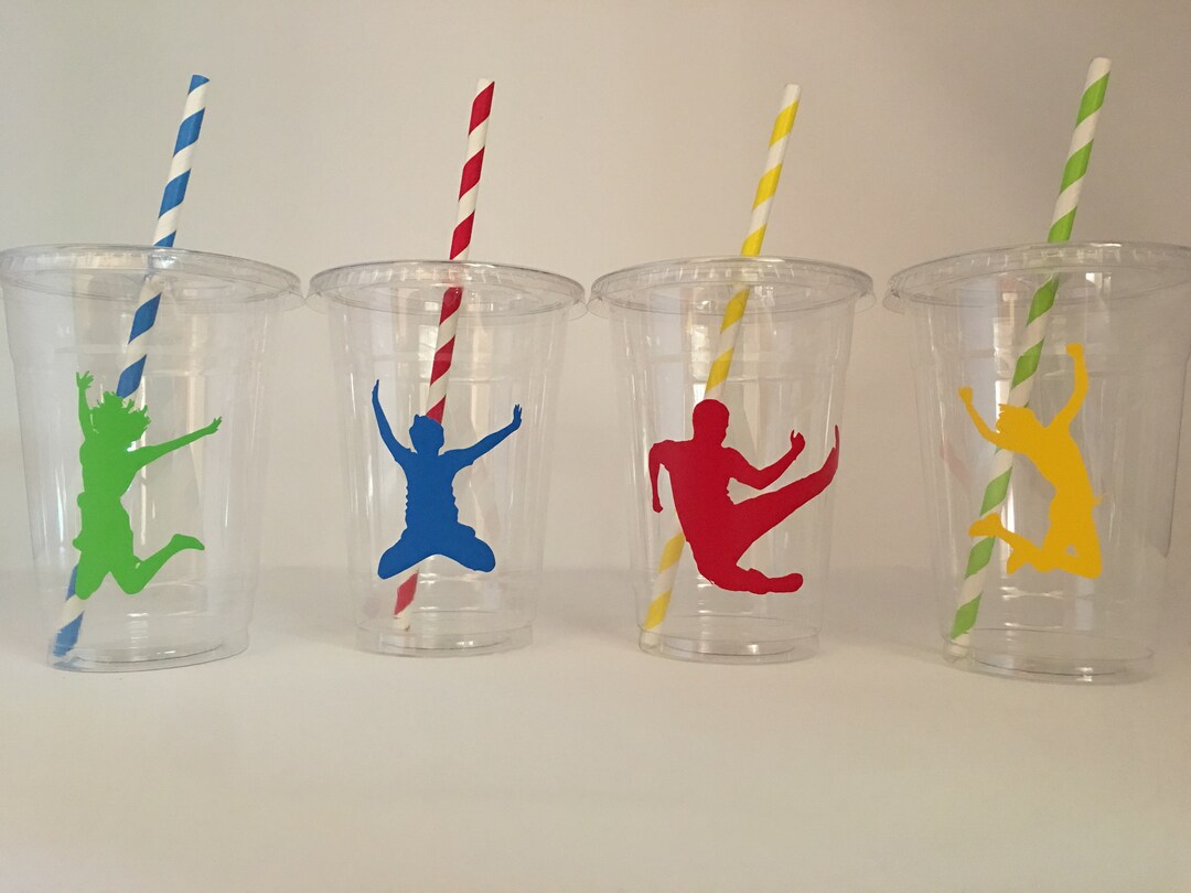 Jump Party Cups, Jump House Party, Trampoline Party, Jump Birthday,jump ...