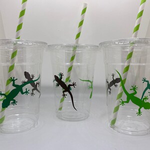 Lizard Party Cups, Reptile Birthday Party Cups, Snack Party Cups ...