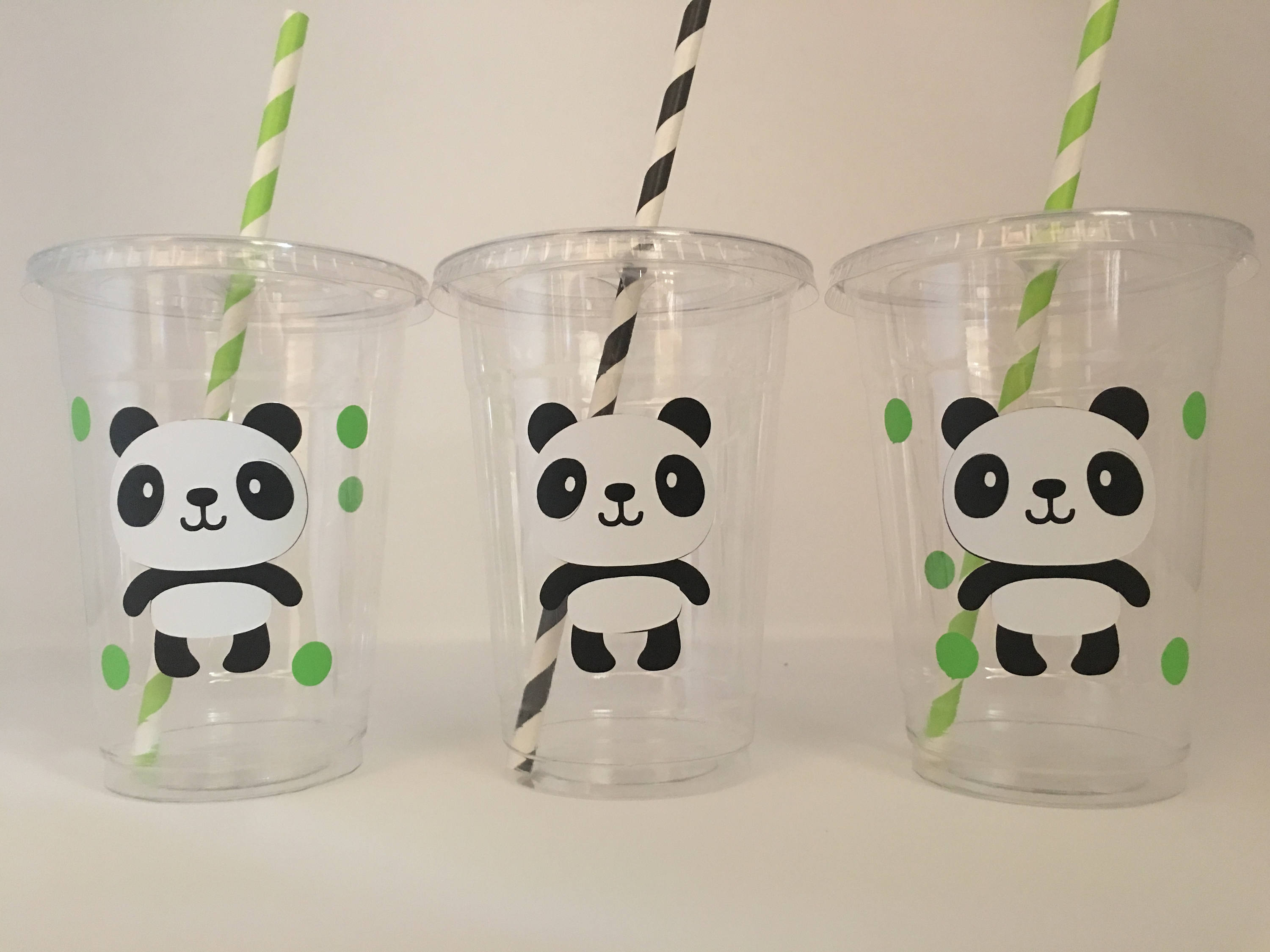 Panda Party Cups Panda Birthday Party Cups Panda Baby - Etsy