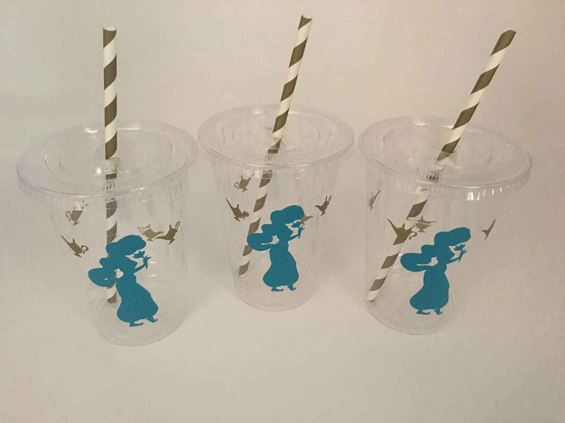 Aladdin Party Cups Jasmine Party Cups Arabian Nights Jasmine - Etsy