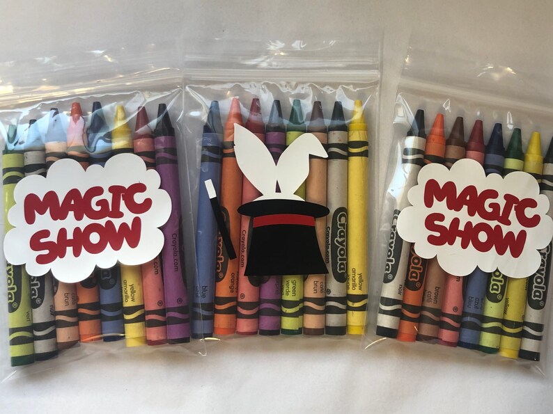 Magic Party Favors, Magic Birthday Party Favors, Bunny Magic Party ...