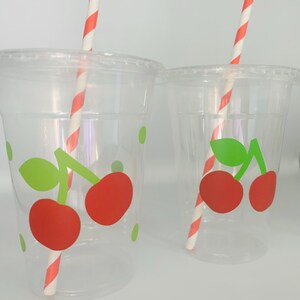 Cherry Party Cups, Cherry Birthday Cups, Cherry Baby Shower Cups ...