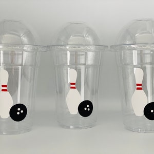 Bowling Party Cups, Bowling Birthday Party Cups, Bowling Baby Shower ...