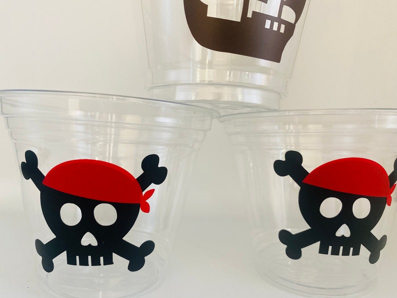 Pirate Party Snack Cups Pirate Birthday Party Snack Cups - Etsy