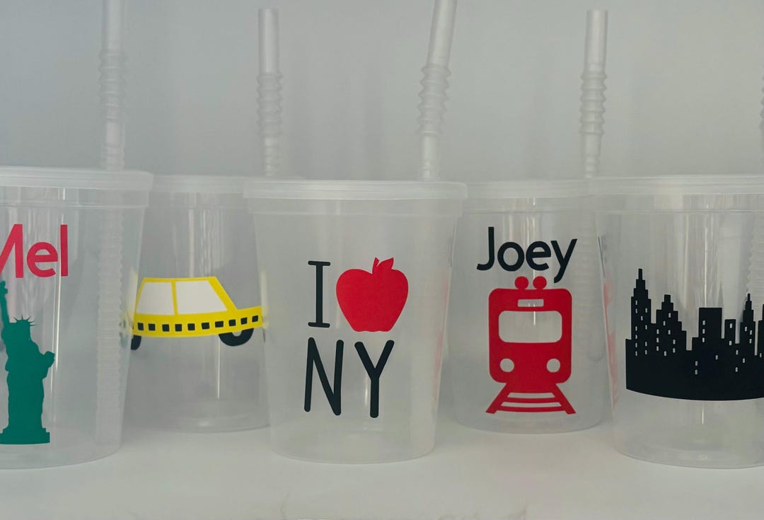 New York Party Cups, New York Birthday Party Cups, New York Baby Shower ...
