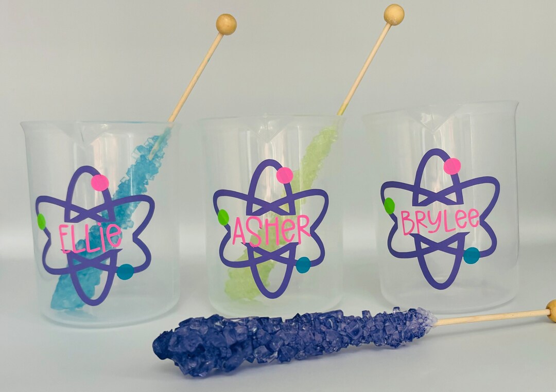 Pink Scientist Beaker Party Favors, Mad Scientist Party Favor, Science ...