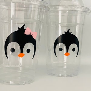 Penguin Party Cups, Penguin Birthday Party Cups, Penguin Party Supplies ...
