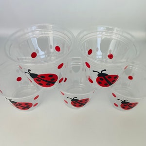 Lady Bug Party Cups, Lady Bug Birthday Party Cups, Bug Party Cups ...