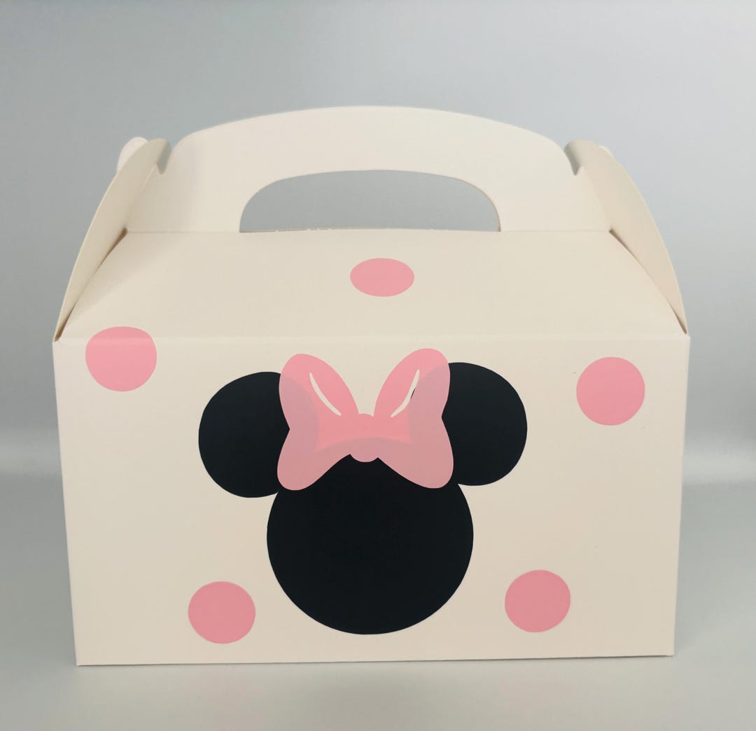Minnie Party Favor Boxes, Minnie Favor Boxes, Minnie Birthday Party ...