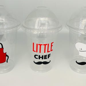 Chef Party Cups, Chef Party Favor Cups, Cooking Party Cups, Pizza Party ...
