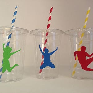 Jump Party Cups, Jump House Party, Trampoline Party, Jump Birthday,jump ...