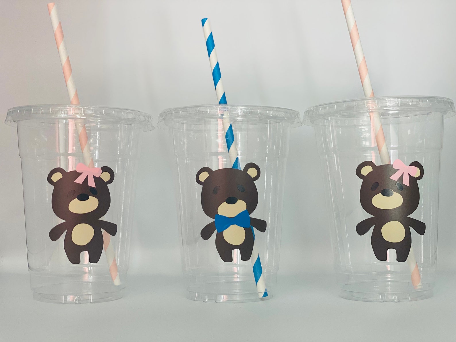 Teddy Bear Party Cups Teddy Bear Baby Shower Teddy Bear - Etsy