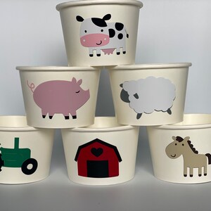 Farm Party Snack Cups, Farm Birthday Party, Farmers Party, Horse Party ...