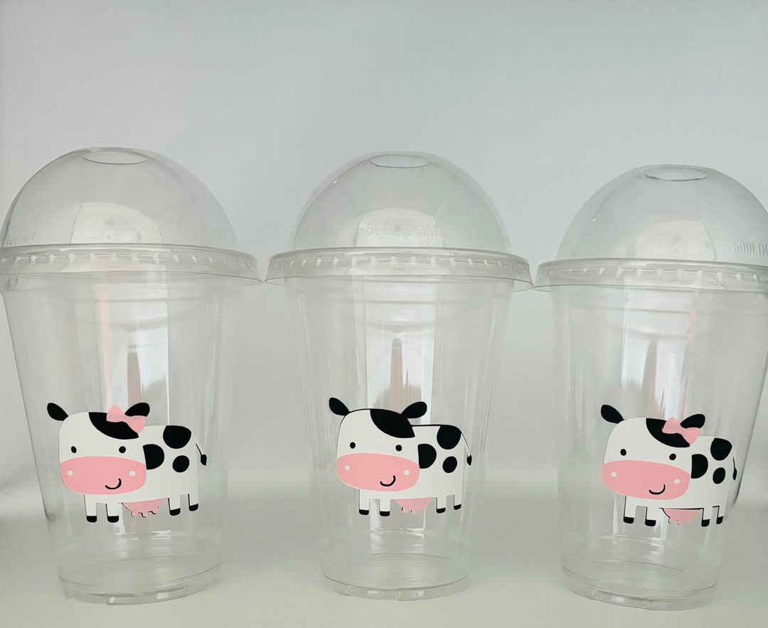 Cow Party Cups, Cow Birthday Party Cups, Cow Party Supplies, Farm Party ...
