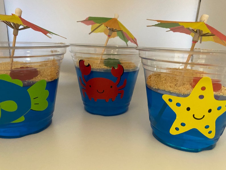 Under the Sea Party Ocean Party Cups Under the Sea Baby - Etsy