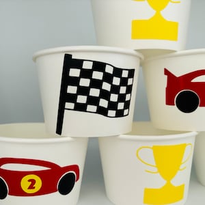 Car Party Cups,fast One, Race Car Party Cups, Race Car Birthday Party ...