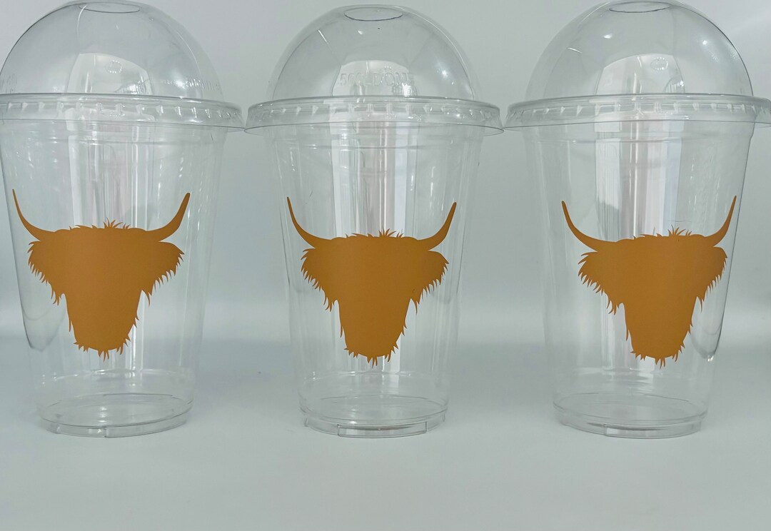 Highland Cow Party Cups, Cow Birthday Party Cups, Cow Party Supplies ...