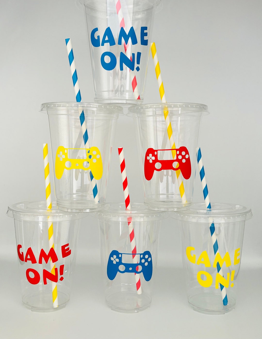 Video Game Party Cups, Gaming Party, Gamer Party Cups, Video Game ...