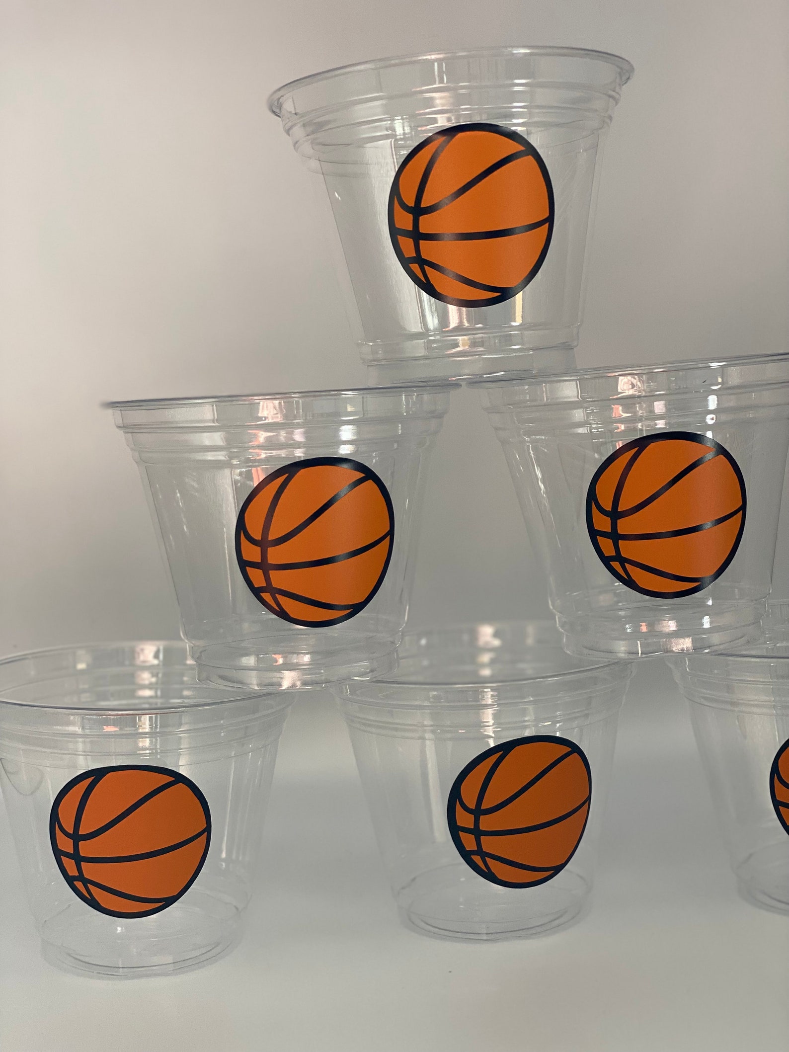 Basketball Party Cups, Basketball Birthday Party, Basketball Party ...