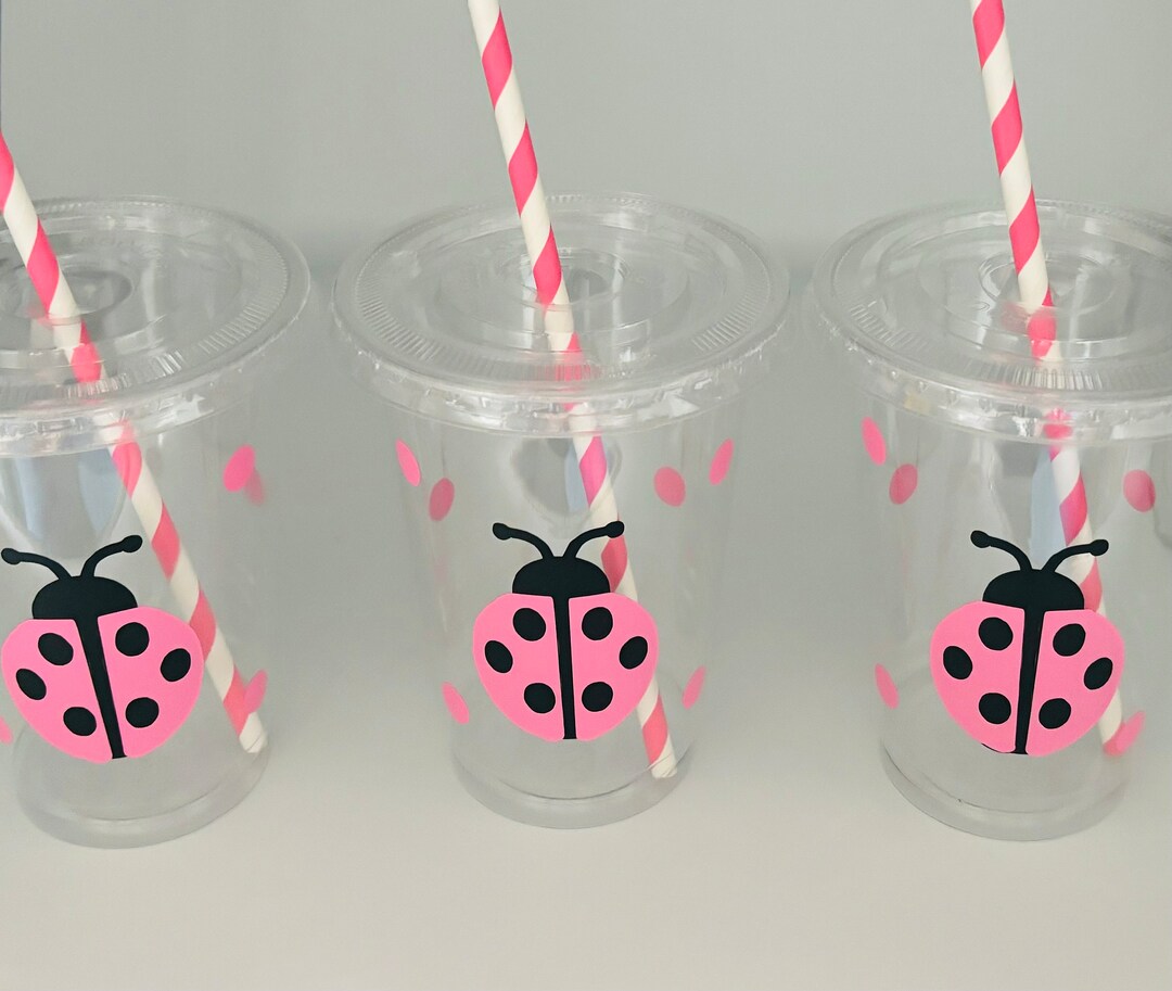 Lady Bug Party Cups, Lady Bug Birthday Party Cups, Bug Party, Insect ...