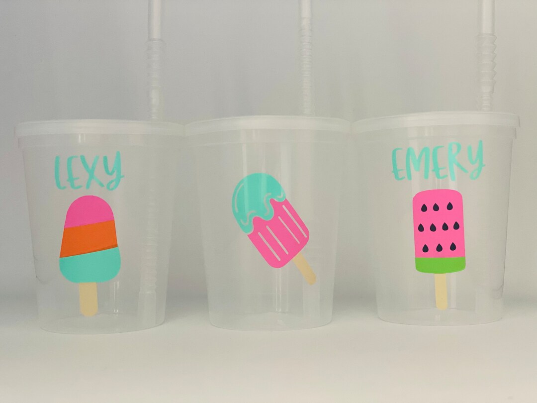 Popsicle Party Cups, Popsicle Birthday Party,popsicle Favors,popsicle ...