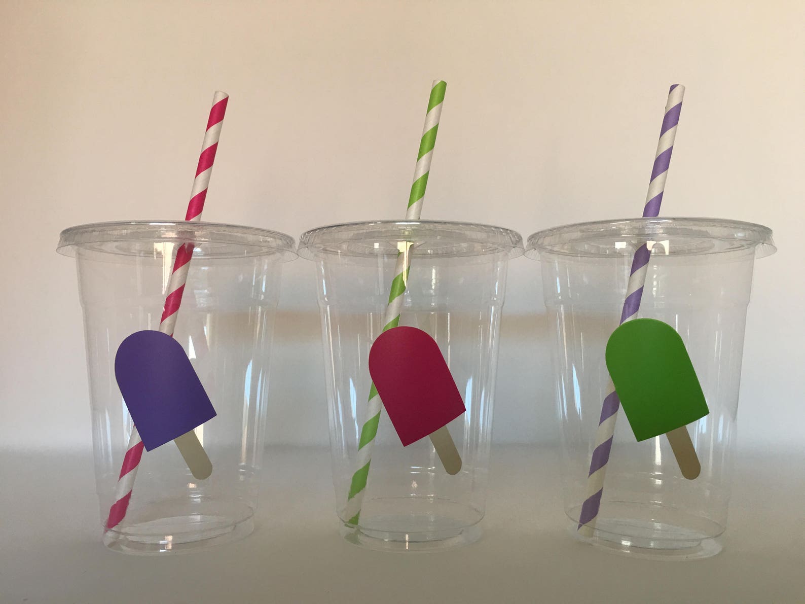 Popsicle party cups Popsicle Birthday Party Cups Popsicle | Etsy
