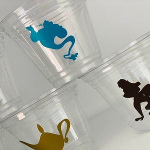 Aladdin Party Snack Cups, Jasmine Party Snack Cups, Aladdin Birthday ...