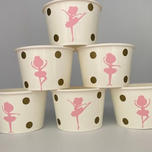 Ballet Party Snack Cups, Ballet Birthday Party Snack Cups, Dance Party ...