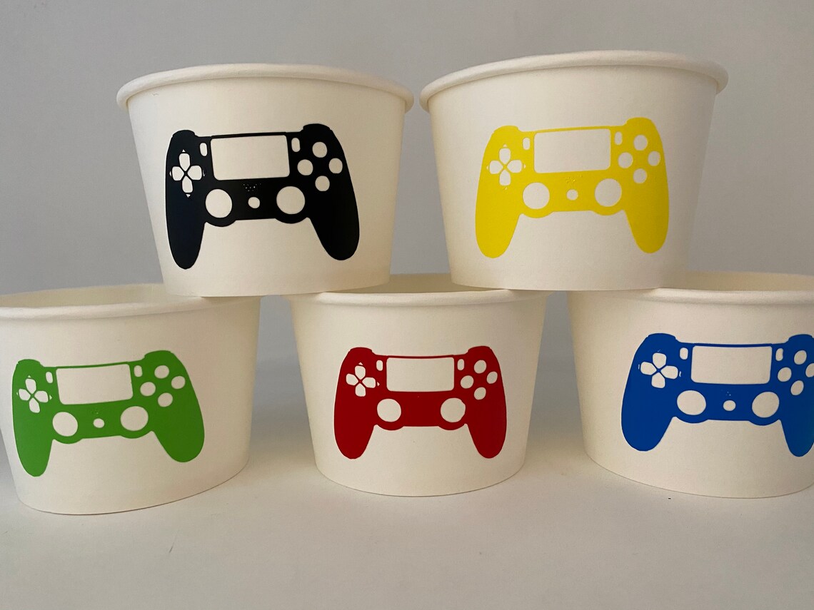 Gaming Party Snack Cups Gamer Party Snack Cups Video Game | Etsy