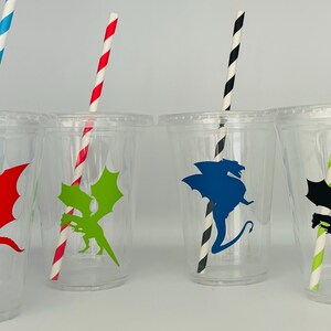 Dragon Party Cups, Dragon Birthday Party Cups, Knight Party Cups ...