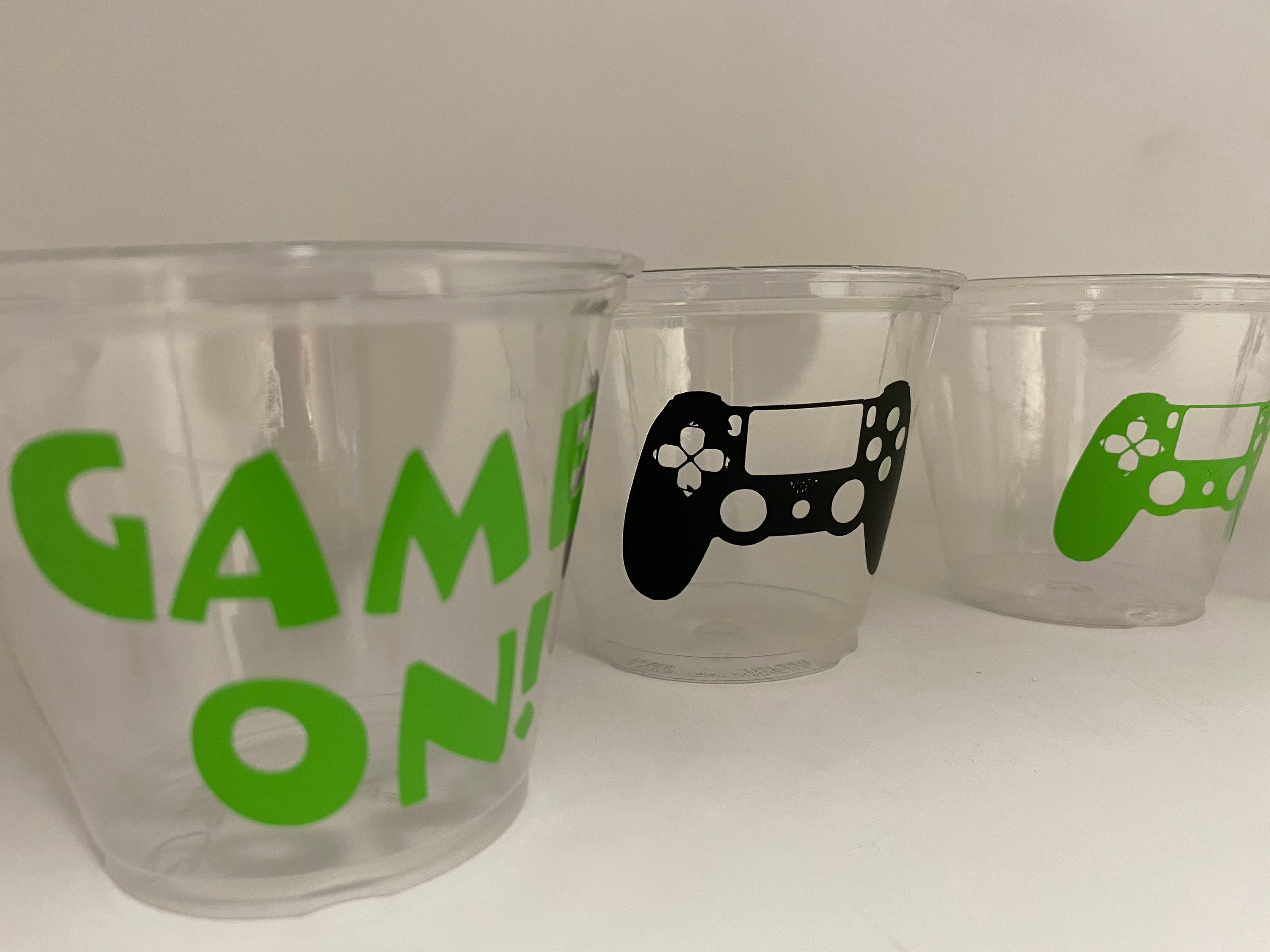 Gaming Party Cups Gaming Birthday Party Gaming Party Favors - Etsy
