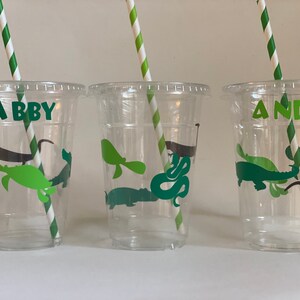 Reptile Party Cups, Reptile Birthday Party Cups, Snack Party Cups ...