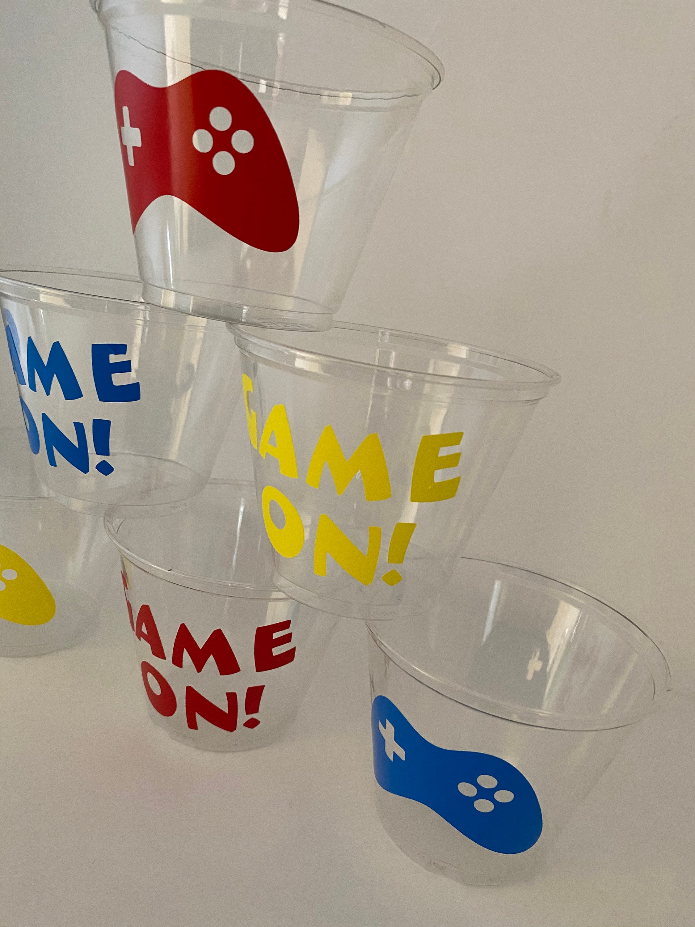 Gaming Party Cups Gaming Birthday Party Gaming Party Favors - Etsy