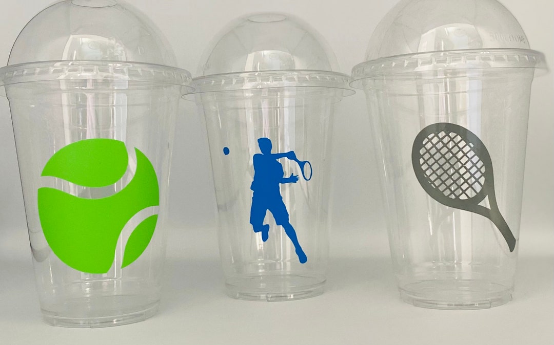 Tennis Party Cups, Tennis Birthday Party Cups, Tennis Team Party Cups ...