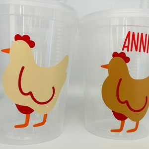 Chicken Party Supplies, Chick Party Cups, Chicken Party Supplies, Farm ...