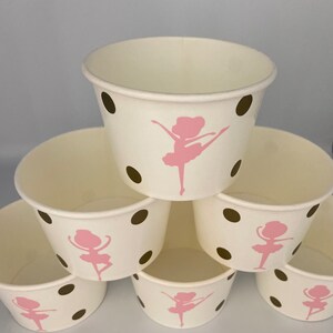 Ballet Party Snack Cups, Ballet Birthday Party Snack Cups, Dance Party ...