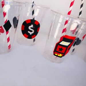 Casino Party Cups, Casino Birthday Party, Las Vegas Party, Poker Party ...